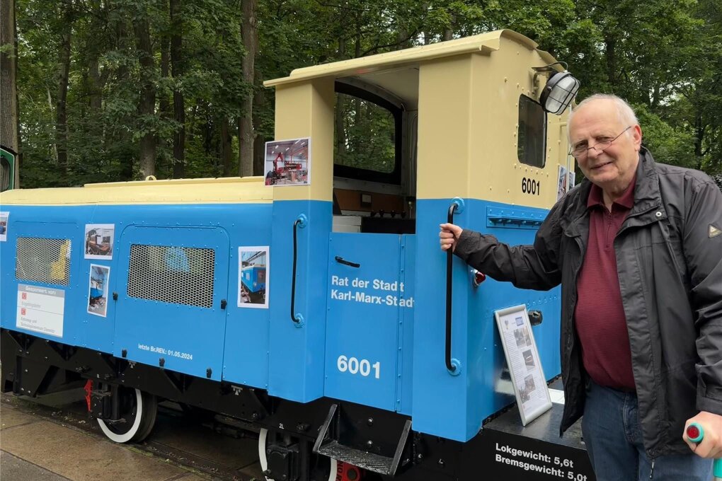 70 Jahre Parkeisenbahn Chemnitz: Die erste Lok von 1954 glänzt wieder