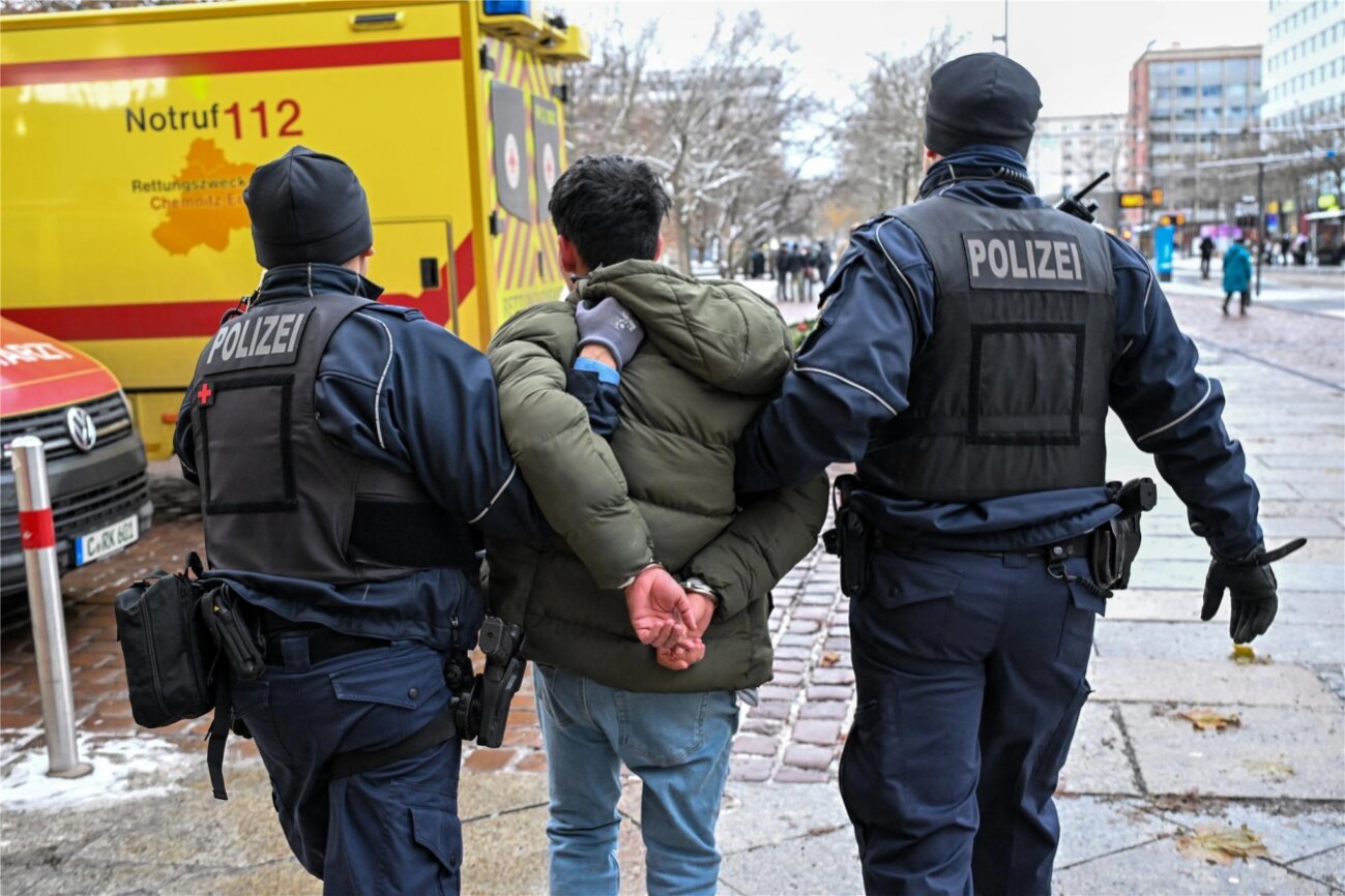 Auftrag sichere Innenstadt: So greift die neue Einheit der Polizei in Chemnitz durch