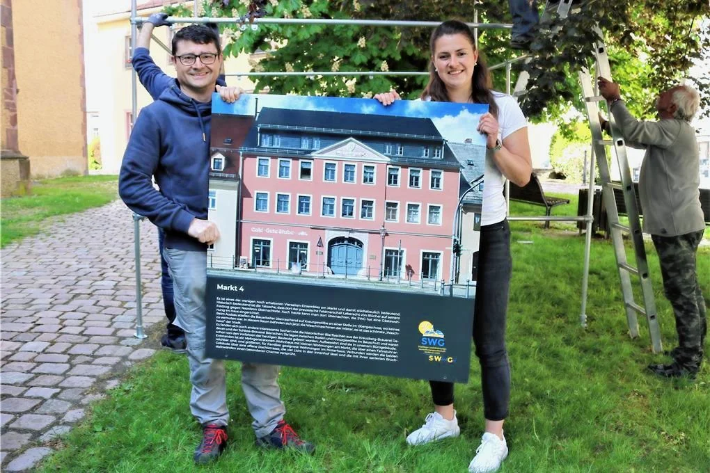 Aus der Stanze wird der Regionalmarkt Oederan: Ein Stadtbummel lohnt ...