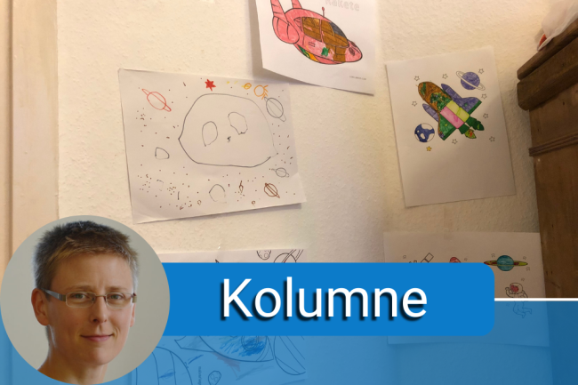 Ausmalbilder als Tapetenersatz