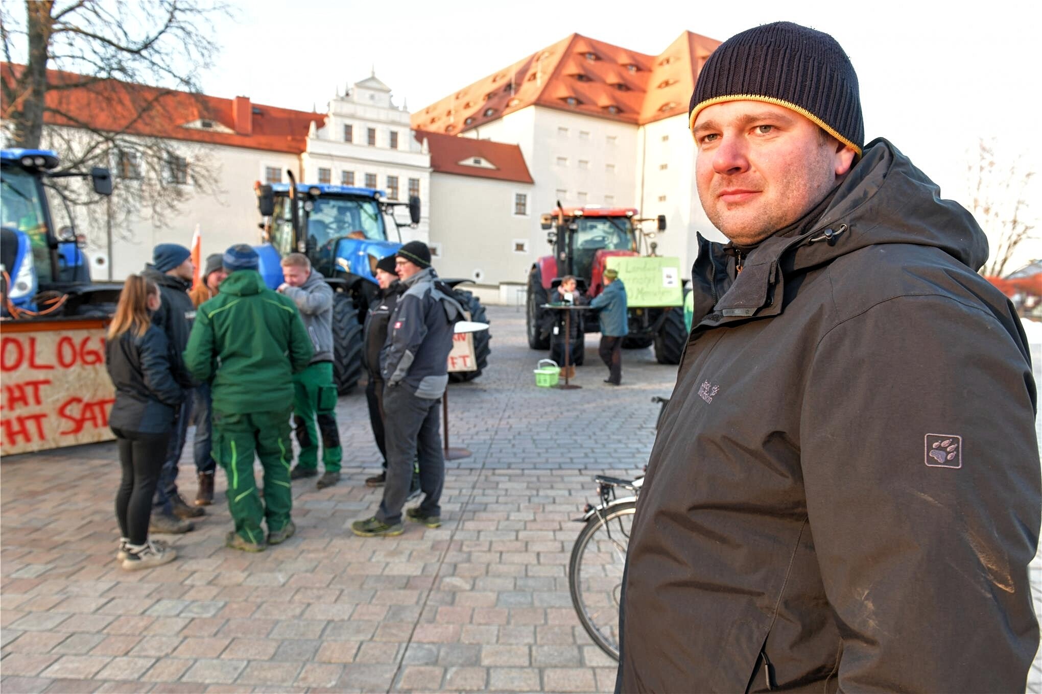 Bauern ernten in Freiberg vor allem Zuspruch