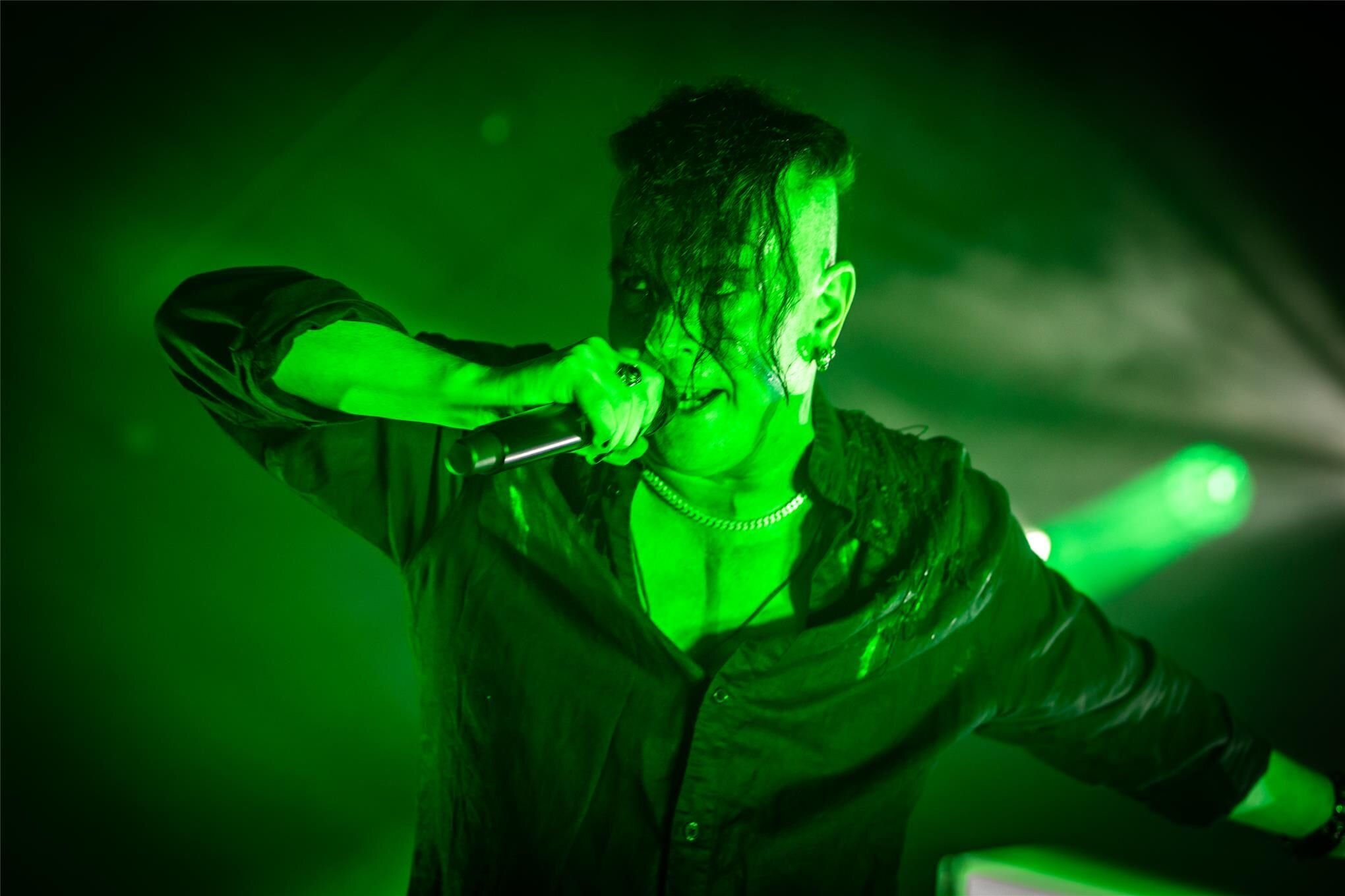 Die Band Project Pitchfork gibt in Wernesgrün ihre Visitenkarte ab