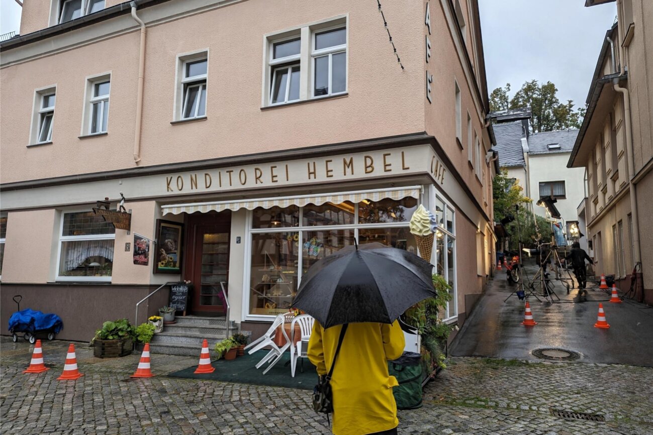 Dreharbeiten für Erzgebirgskrimi in Stollberg: Warum fehlt ausgerechnet Teresa Weißbach?