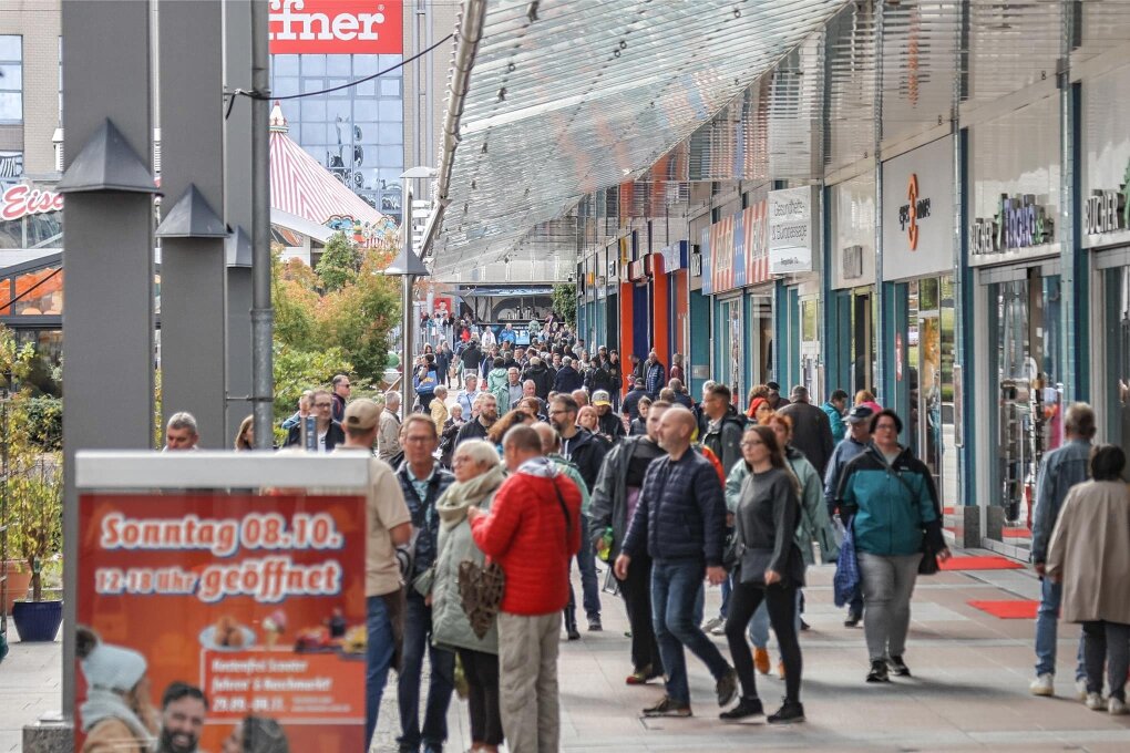 Einkaufssonntag im Chemnitz-Center: Wann gehen die Kunden am liebsten ...