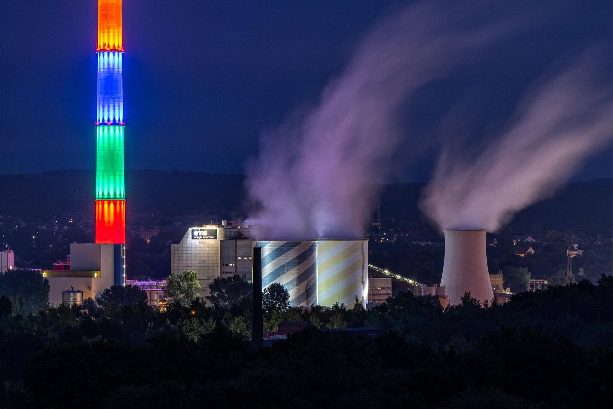 Eins Energie informiert über nächtliche Flüge in Chemnitz