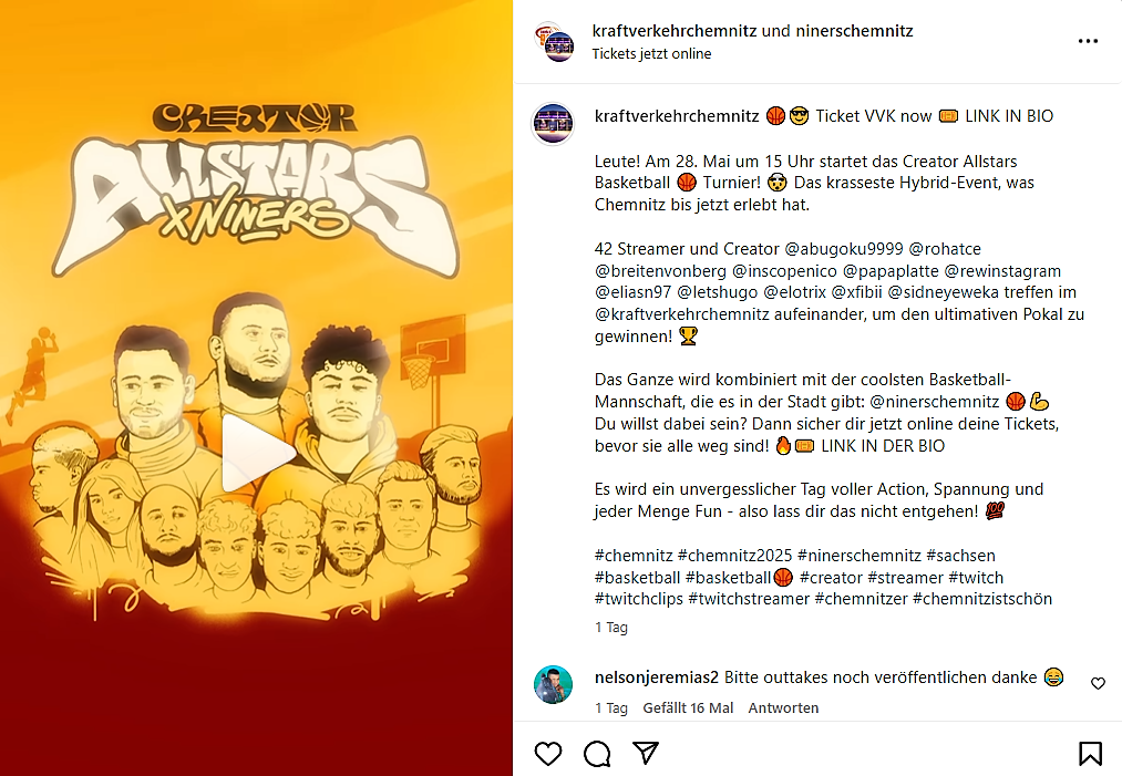 Elias n97, Inscope und Rewi gegen die Niners: Influencer spielen ...