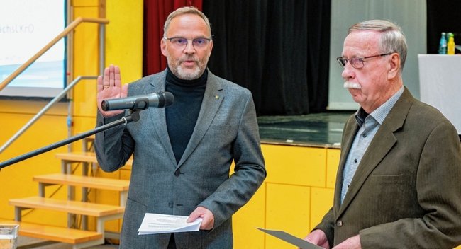 Energie, Pandemie, Protest, Krieg: Neuer Landrat vor Riesenberg