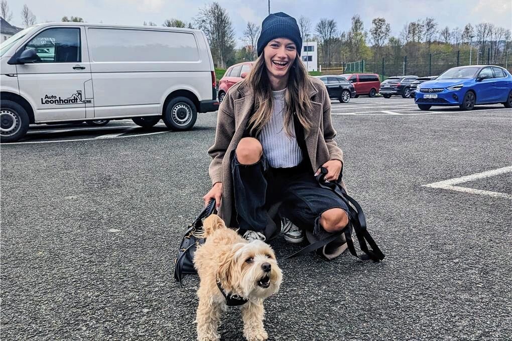FC Erzgebirge: Leony sorgt für Aufregung bei den Fans im Stadion