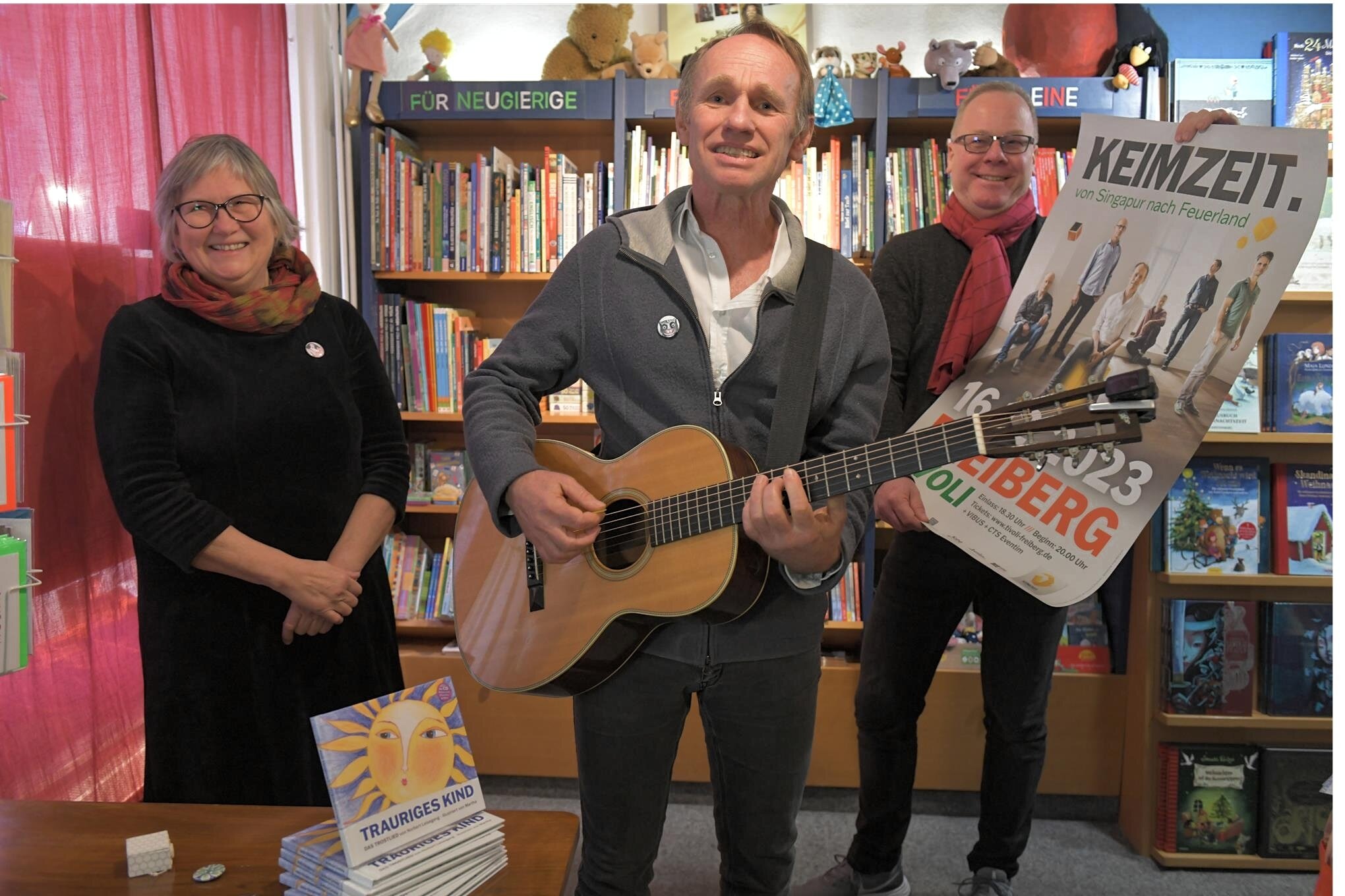 Freiberg: Norbert Leisegang von Keimzeit stellt sein neues Kinderbuch vor