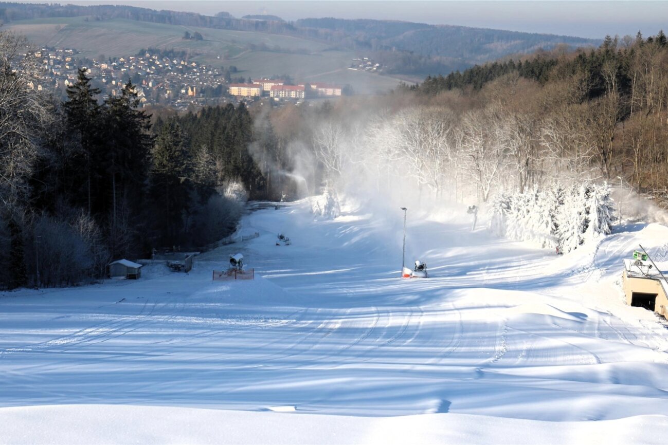 Freude bei Wintersportfans: In Augustusburg ist der Hang „Rost‘s Wiesen ...