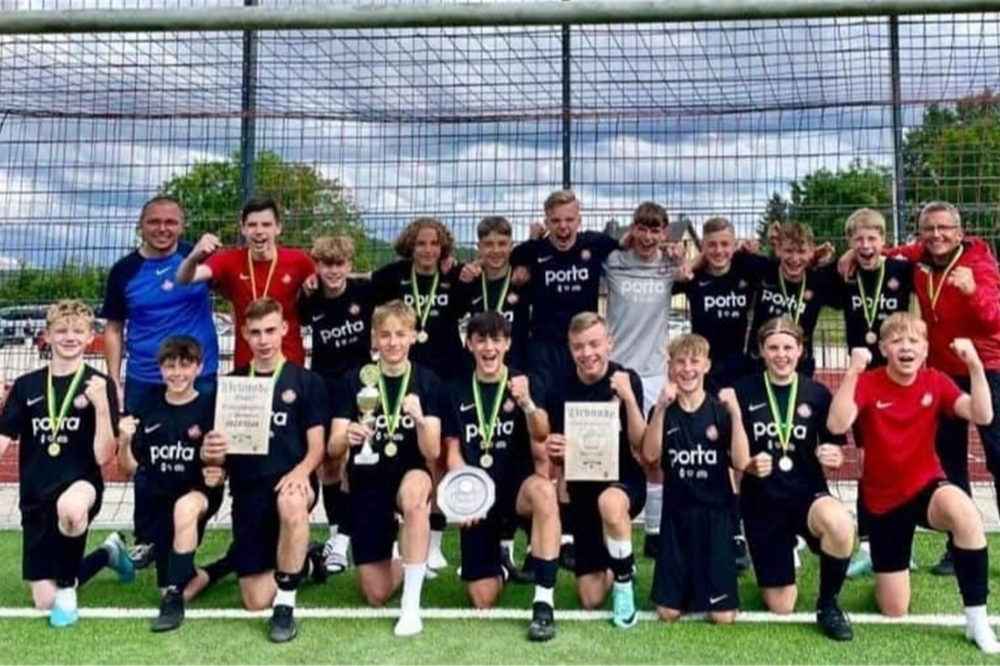 Fußball: JFV Westsachsen gelingt doppeltes Double