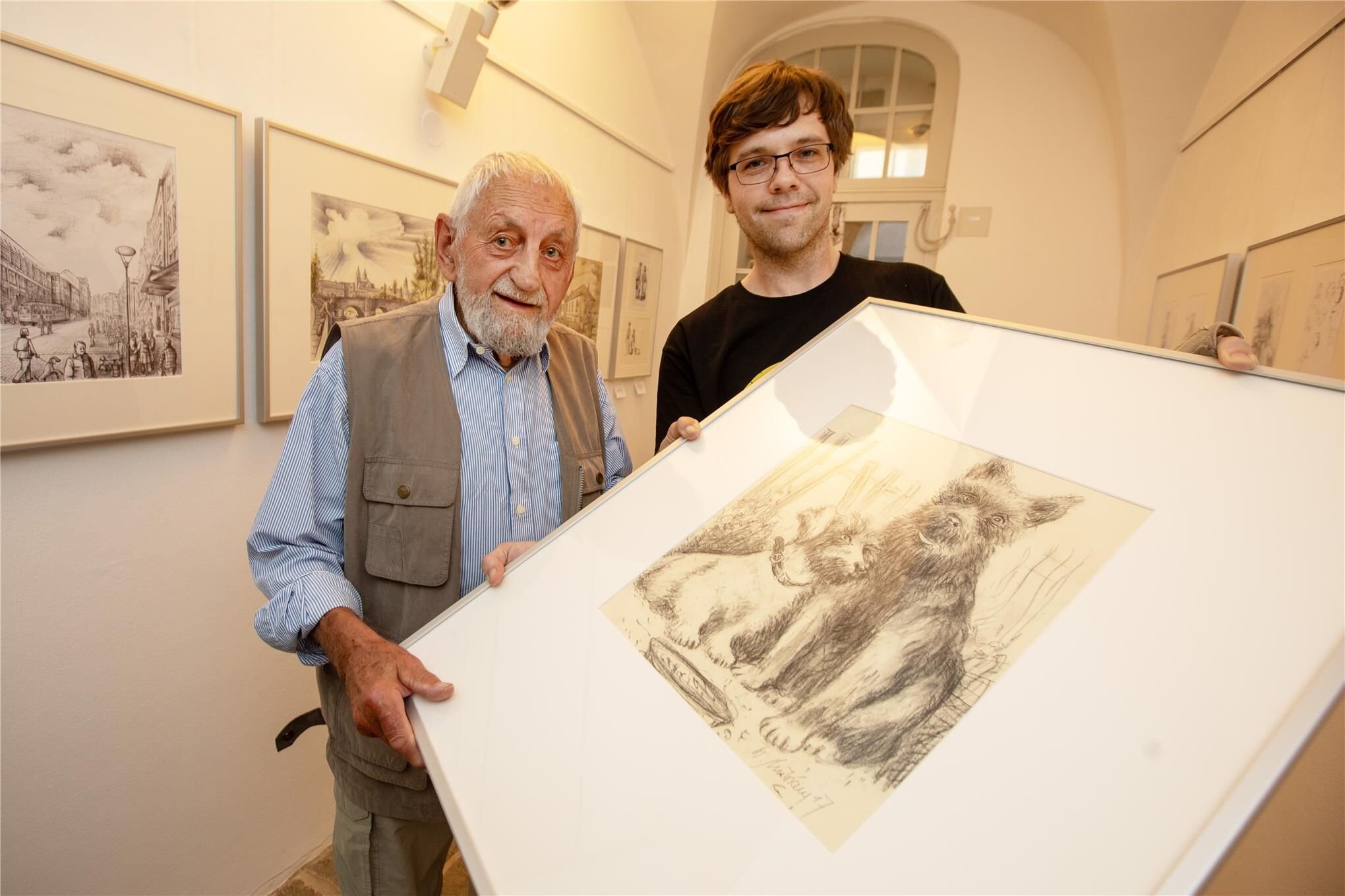 Galerie e.o.plauen ist auf den Hund gekommen: Plauener Zeichner Wilhelm ...