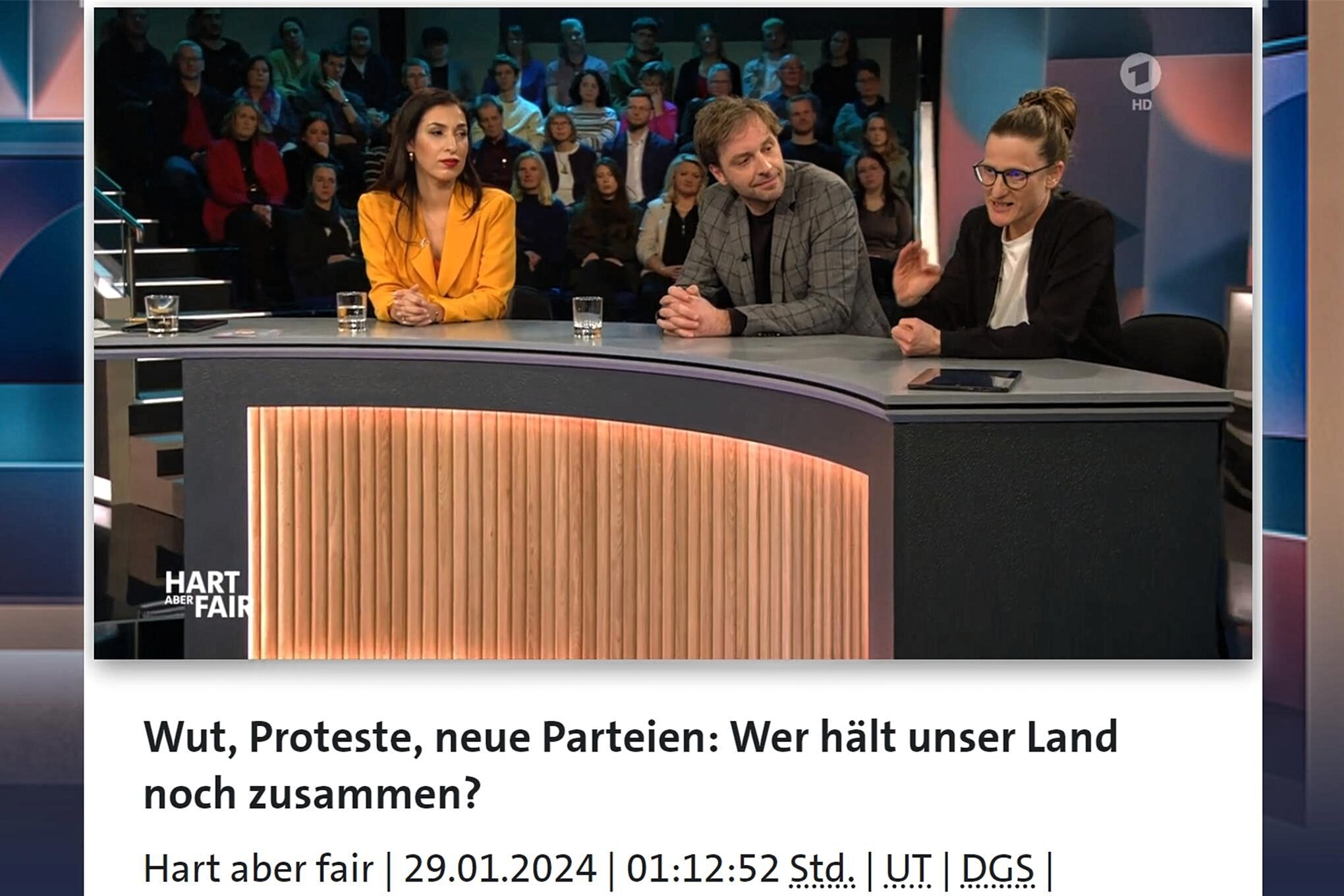 „Hart aber fair“: Freibergerin Maria Fichte widerspricht Sahra Wagenknecht