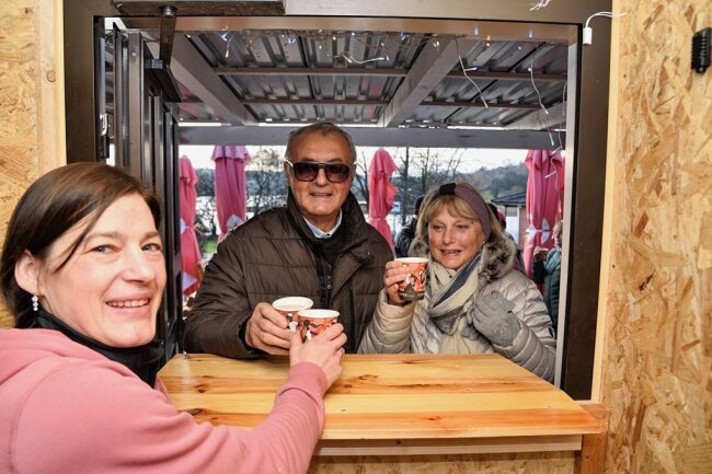 Imbiss an der Talsperre Pirk wagt Winter-Experiment