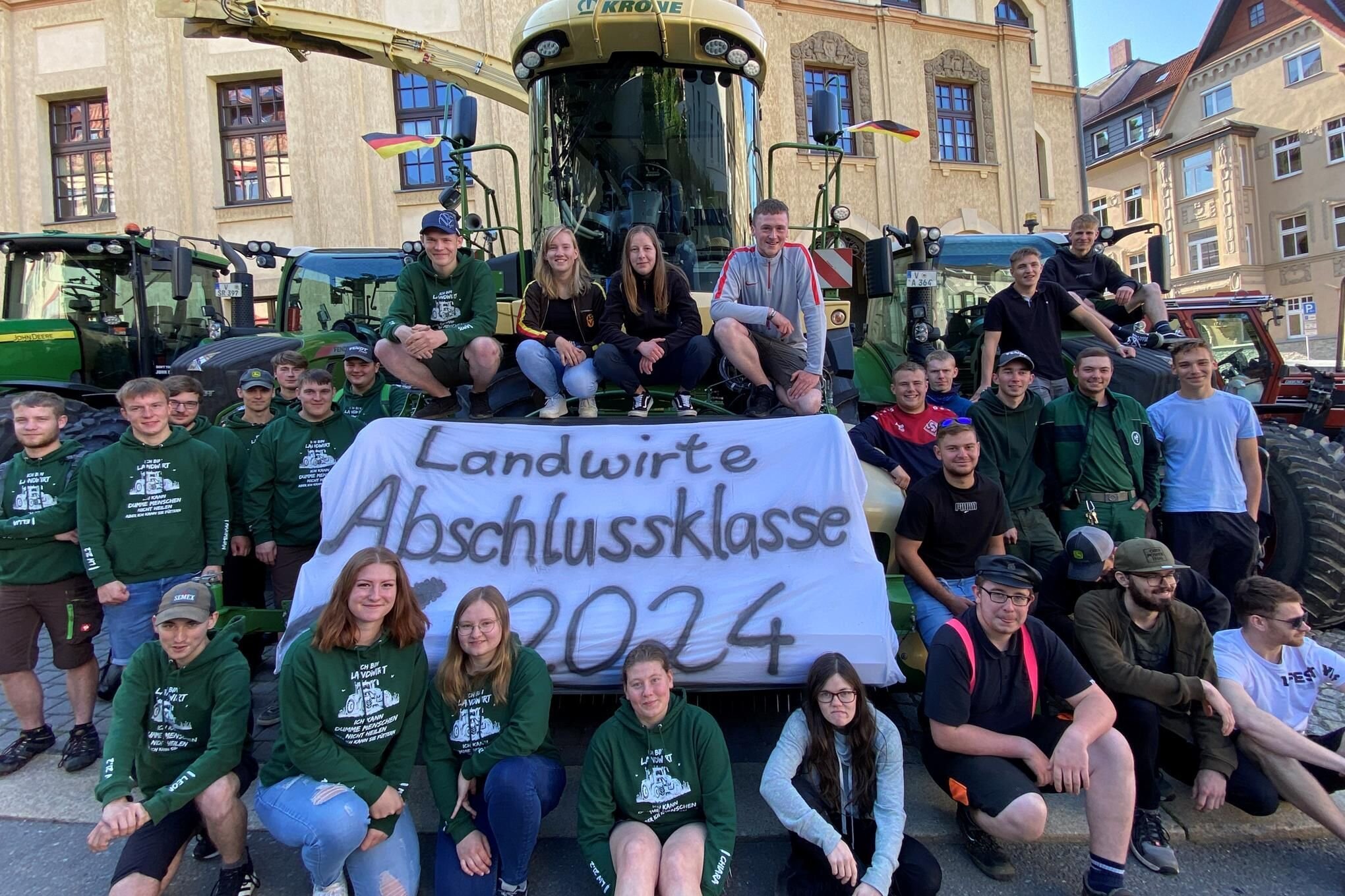 Jungbauern demonstrieren in Reichenbach Selbstbewusstsein: „Die Pommes ...