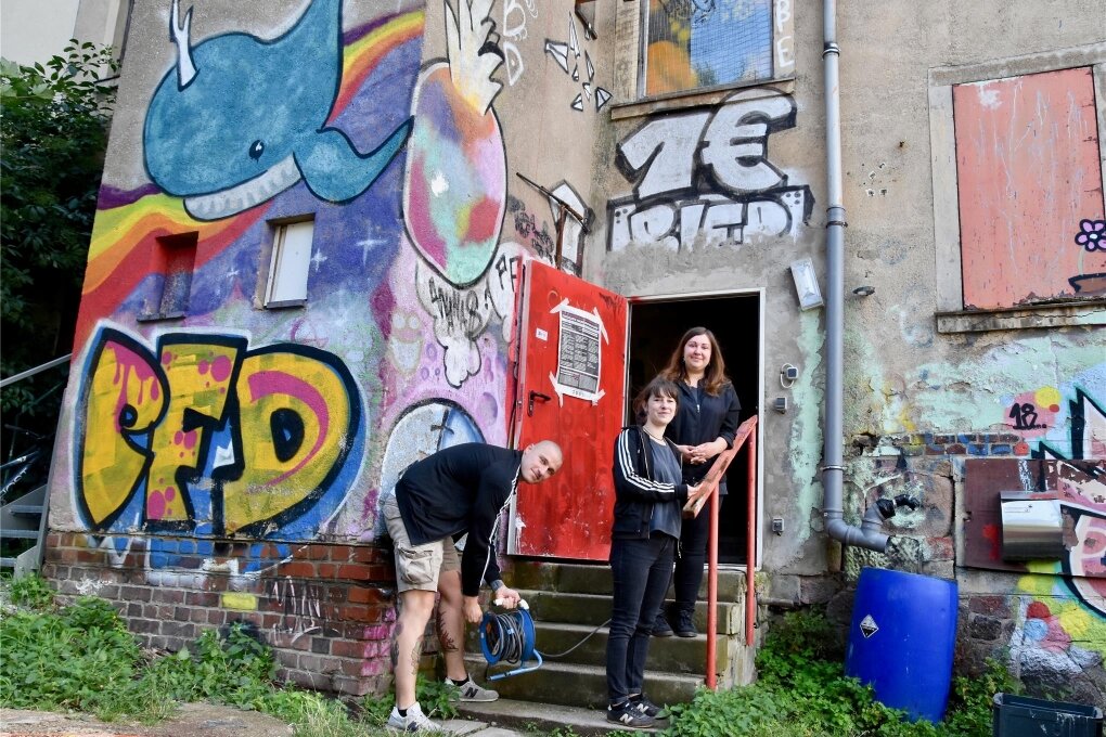 Junge Leute schaffen neue Räume für Kultur in Limbach-Oberfrohna