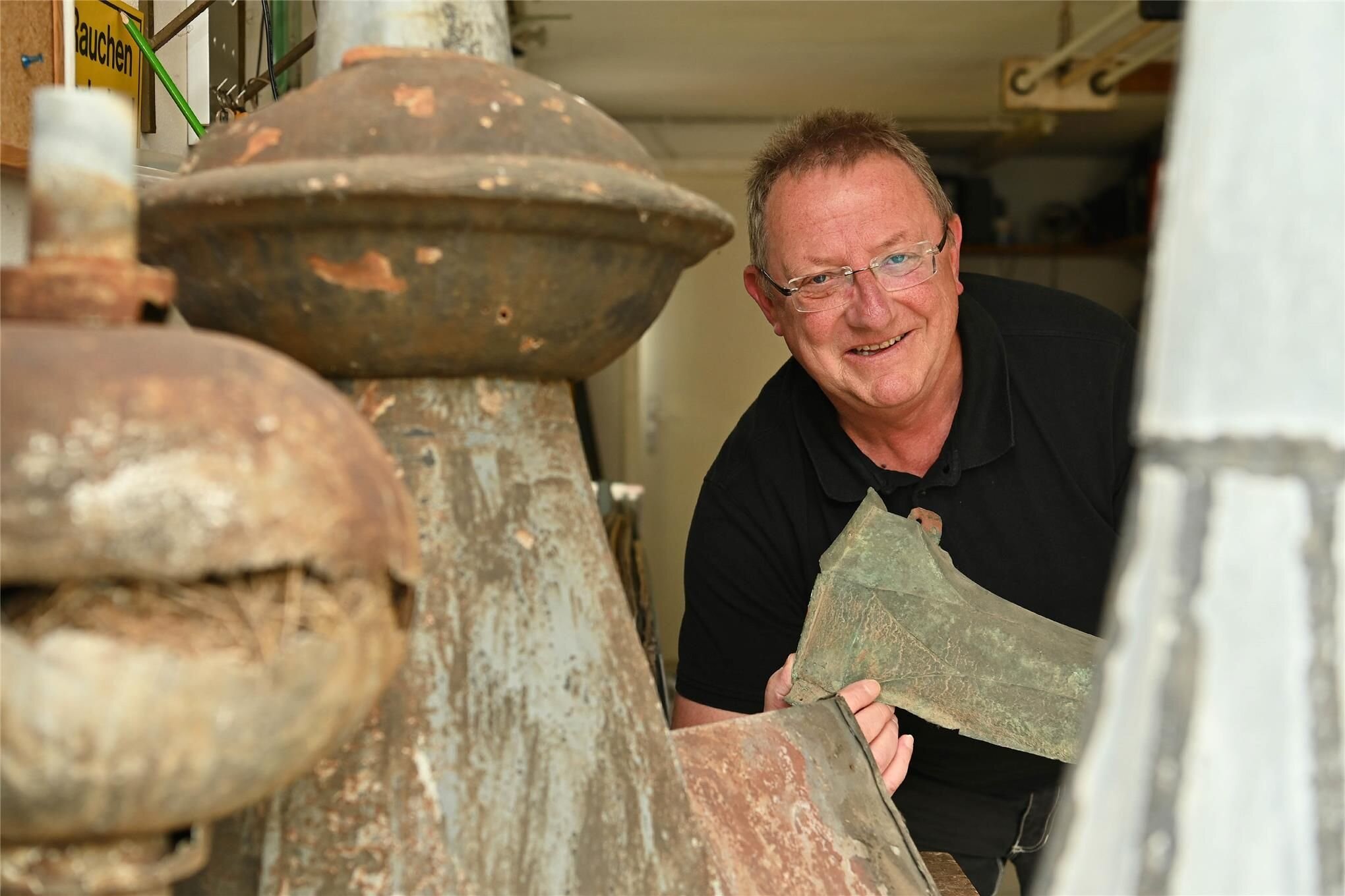 Klempnermeister aus Lunzenau: Warum er auf Schlösser und Kirchen steigt