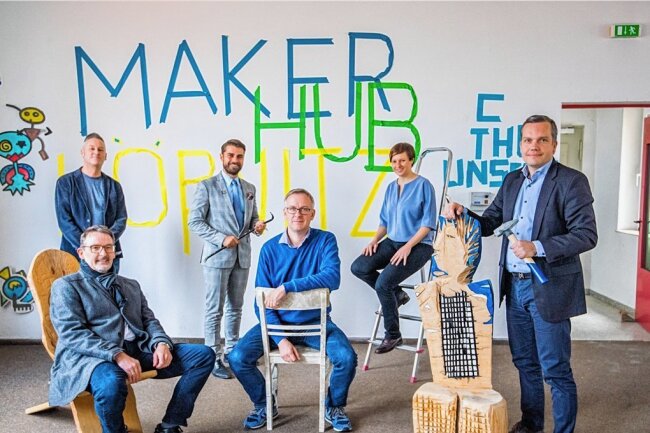 Makerhub in Lößnitz: Keiner weiß, was hier entsteht