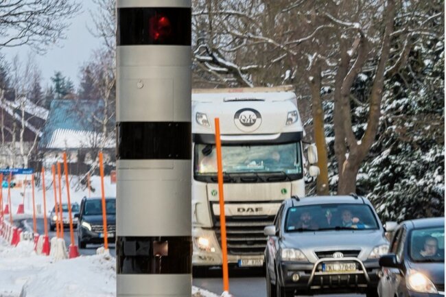 Neuer Blitzer im Erzgebirge in Betrieb gegangen