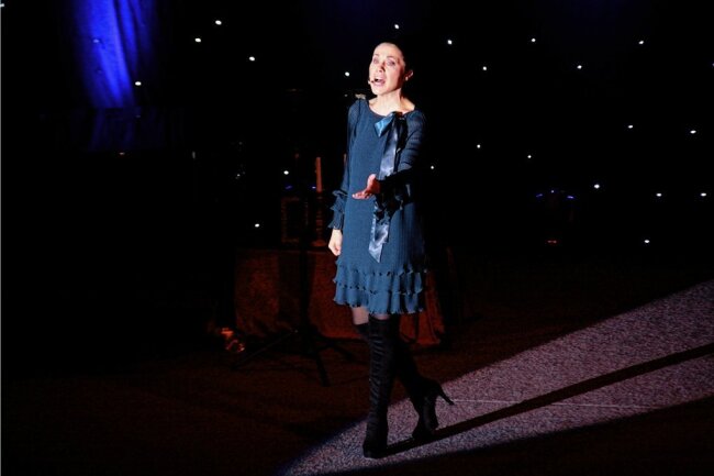 Prominent wider Willen: Katrin Weber macht's in Aue möglich