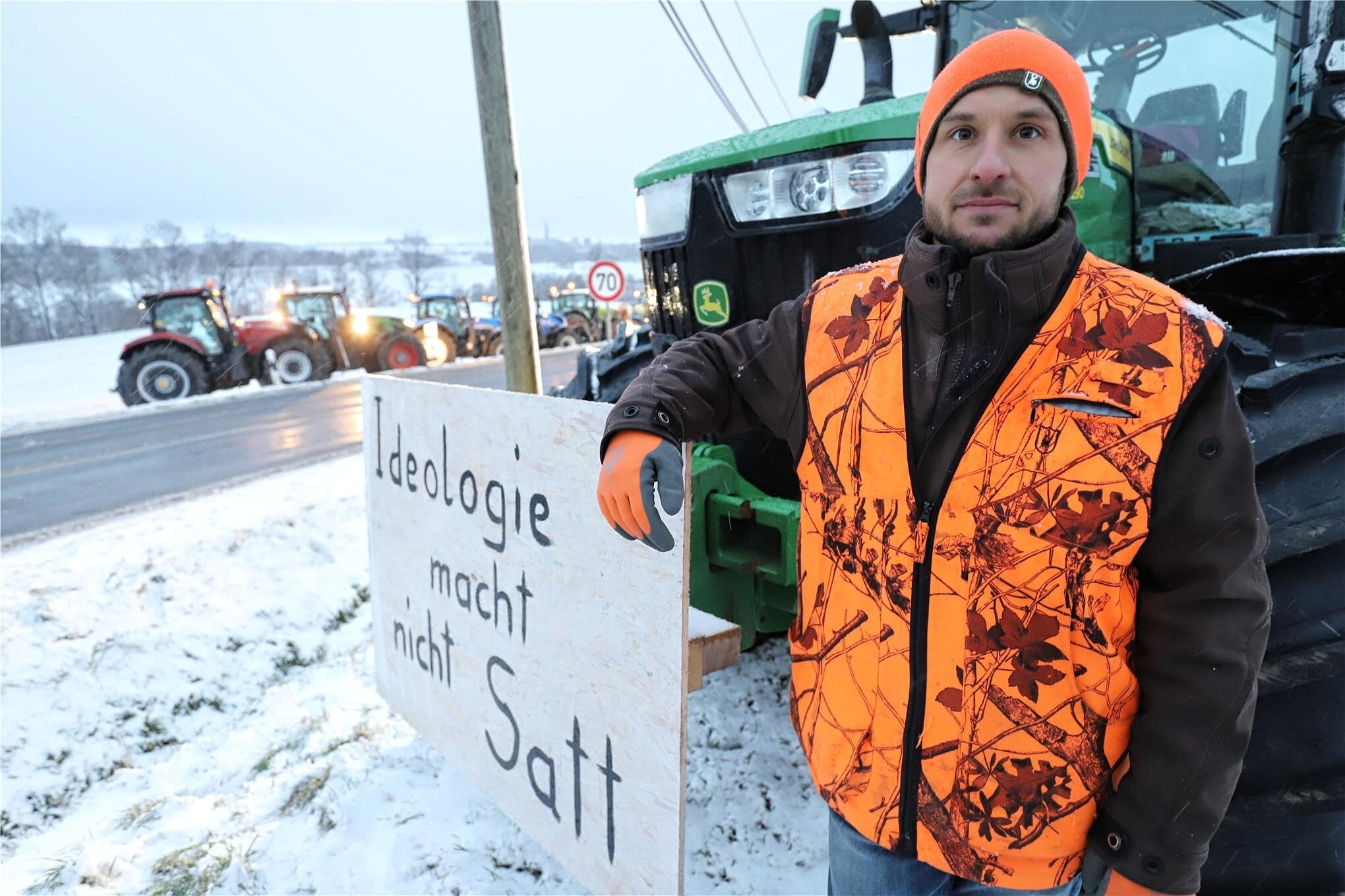Proteste der Bauern rund um Freiberg: Auftakt zu stärkeren Aktionen ...