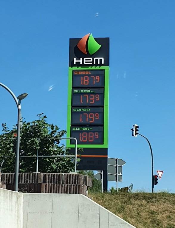 Hem Tankstelle Benzinpreise