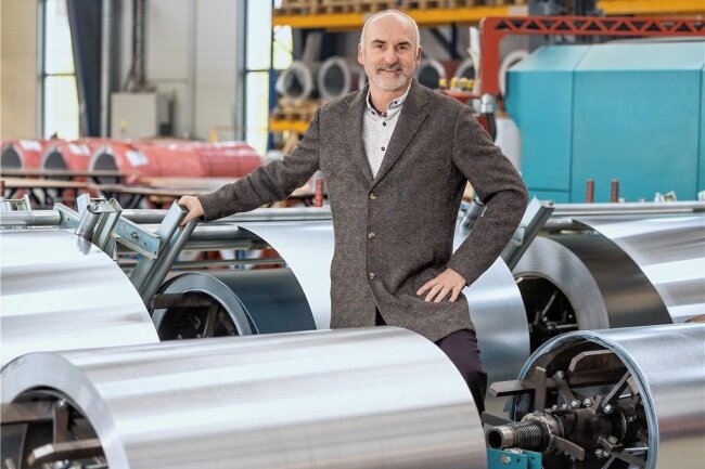 Sachsens Unternehmer des Jahres: Immer eine Rolle Blech voraus