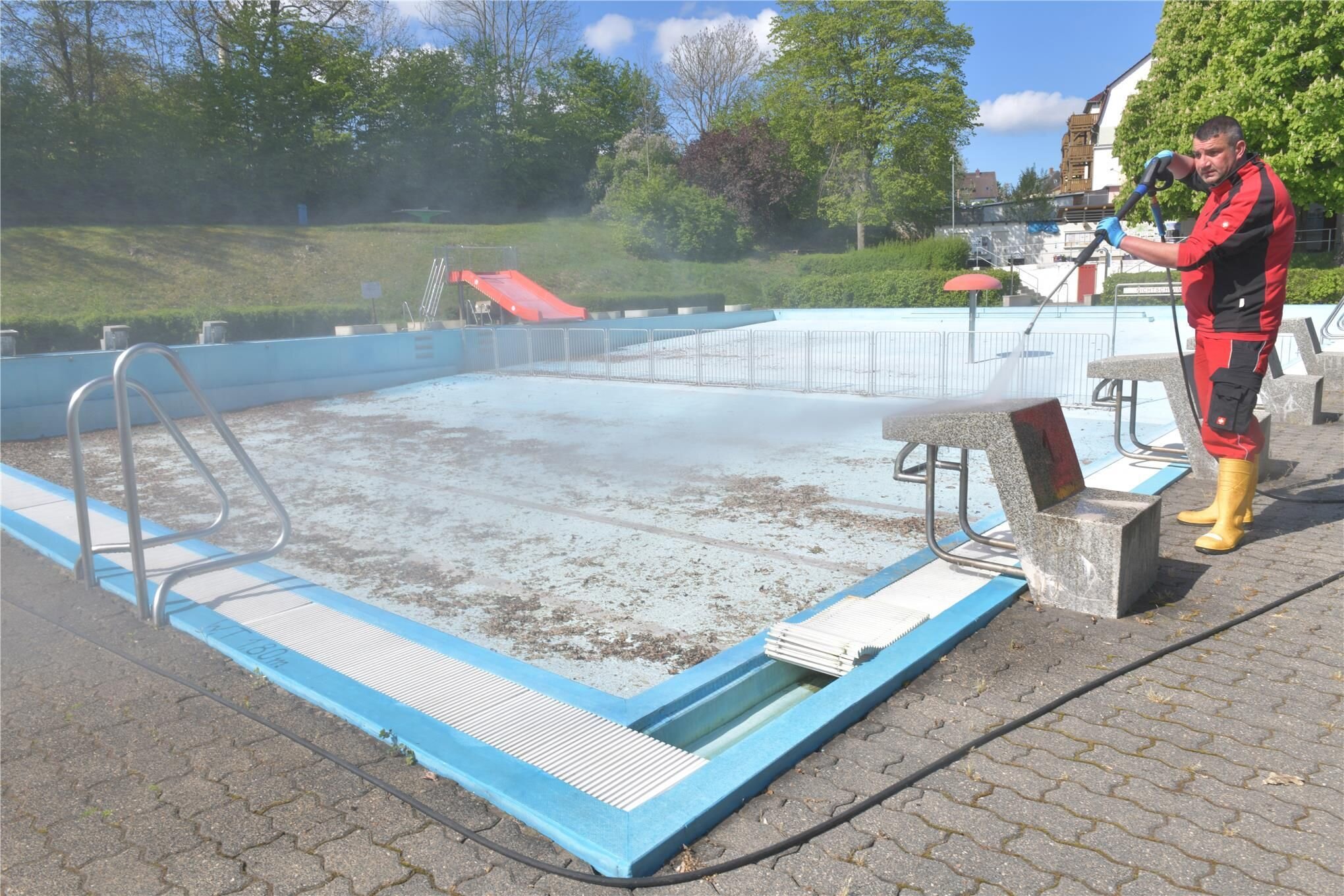 Siebenlehn: Putztage im Romanusbad