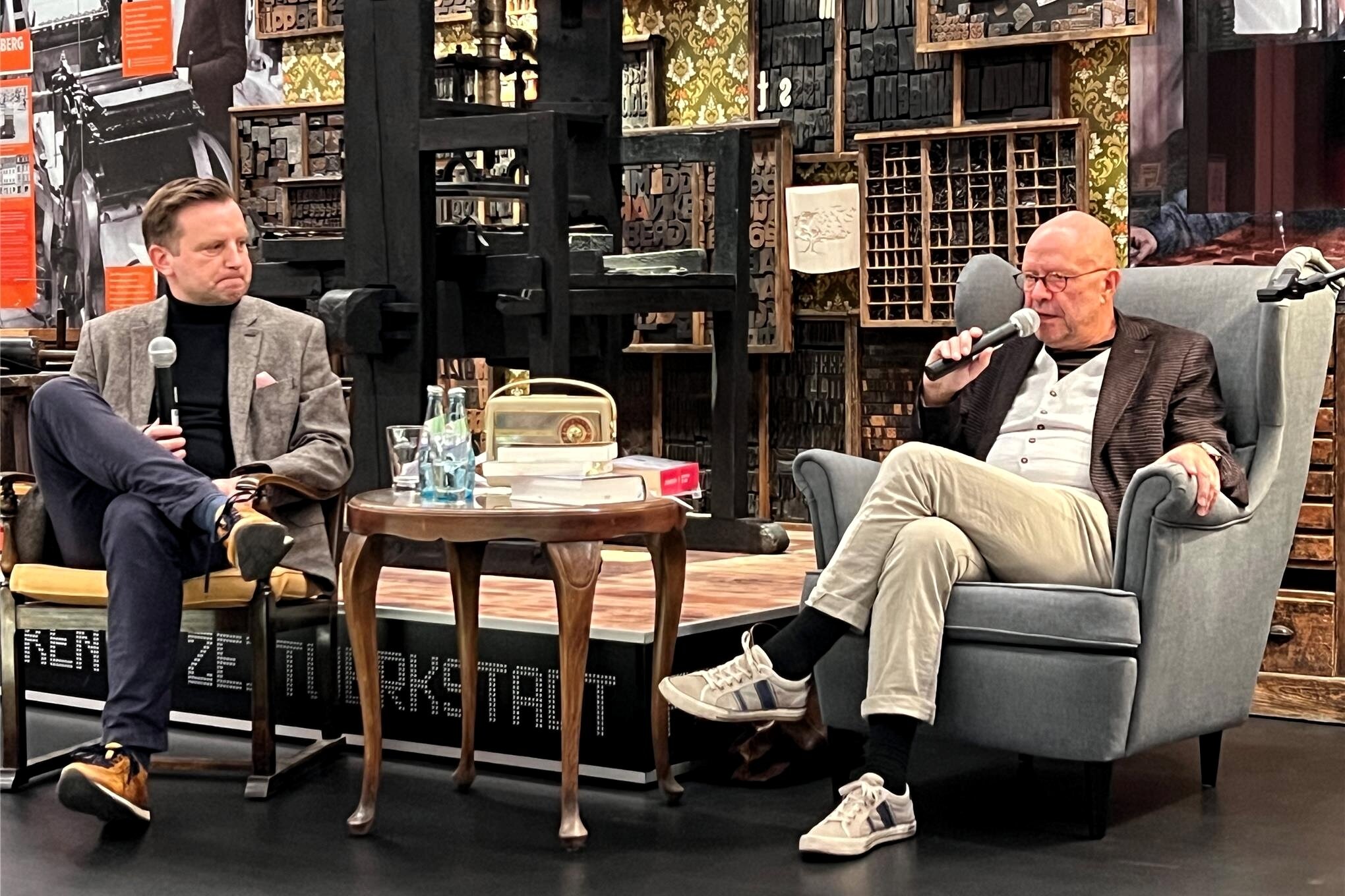 Stefan Tschök feiert Premiere seines neuen Buches in Frankenberg