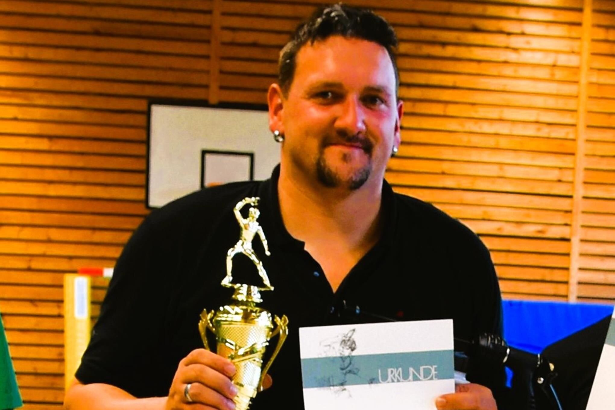 Tischtennisspieler Stefan Meiner ist Macher und Titelverteidiger zugleich