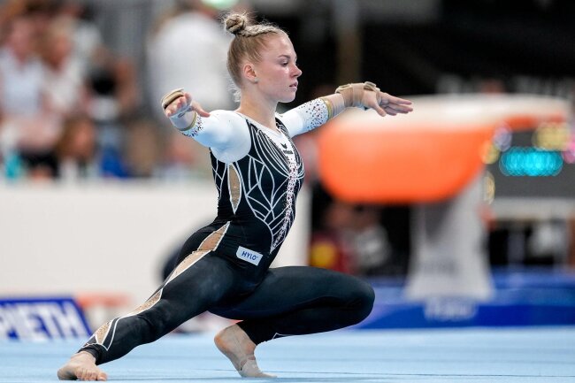 Turnerin Lea Quaas braucht auch die Stimmen aus ihrer Heimat Westsachsen