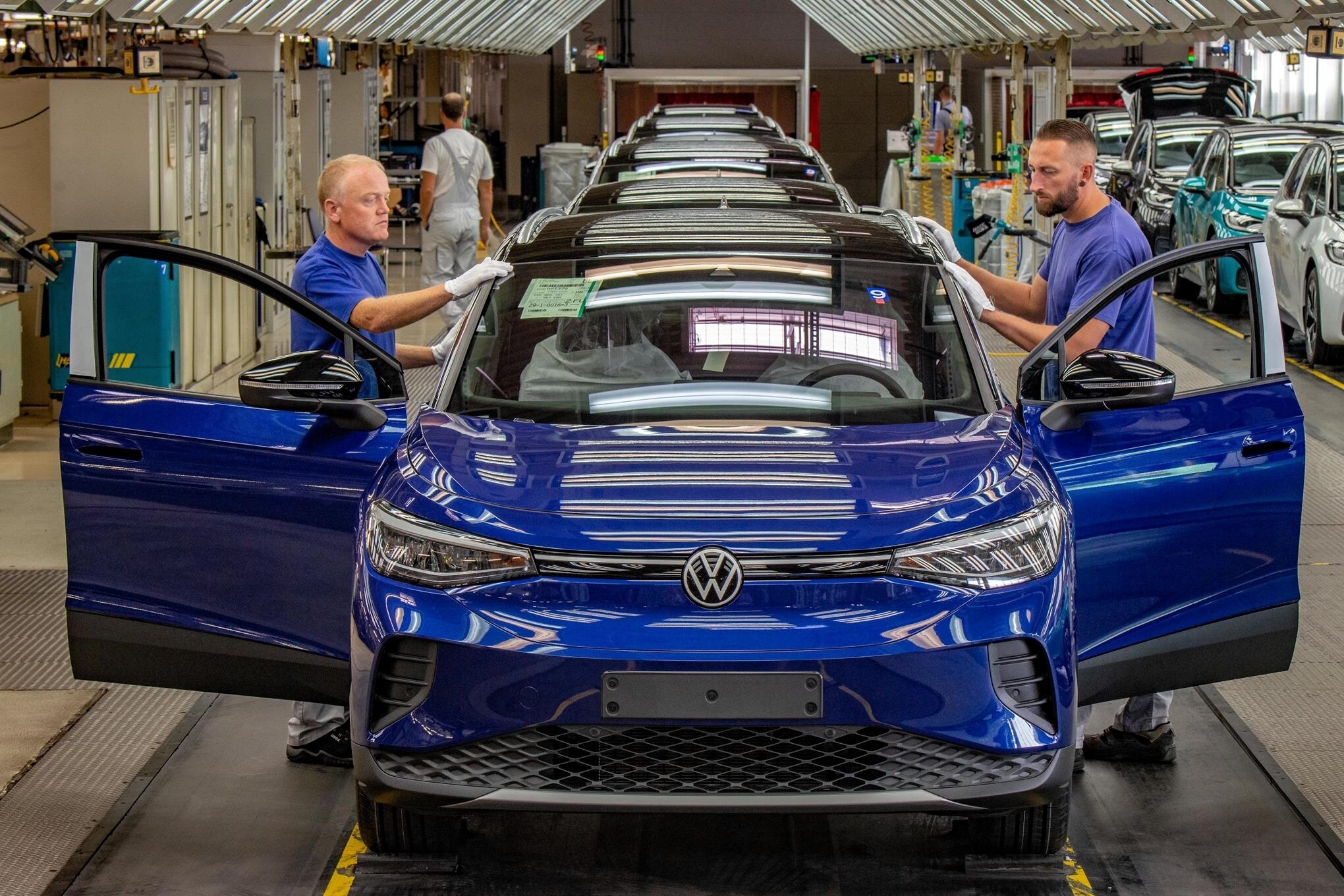 Volkswagen in Zwickau stoppt Teil der Produktion