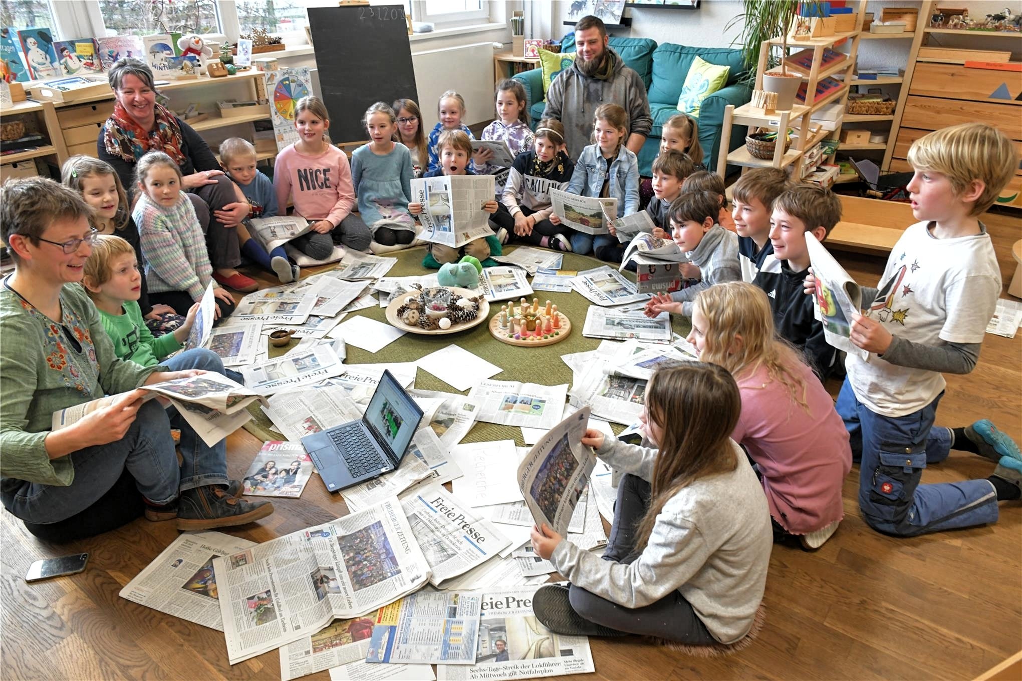 Wenn die Redakteurin mit ihrem Kind zur Schule geht: „Freie Presse“ zu ...