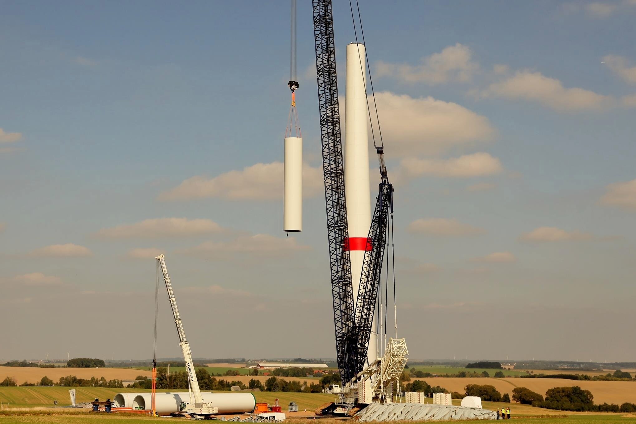 Windrad-Turm ist doch noch nicht fertig