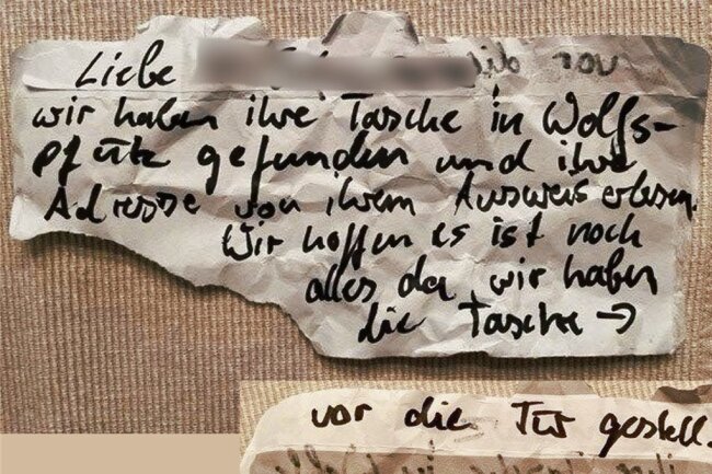 Zettel am Briefkasten löst bei einer Frau aus Reichenbach Glücksgefühle aus