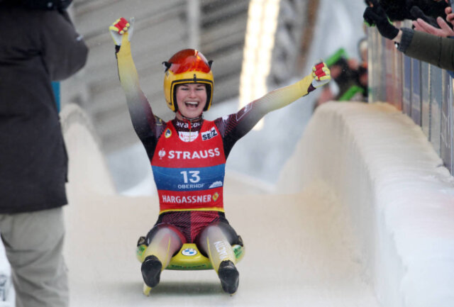 Zweite Silbermedaille für Julia Taubitz: Annabergerin vergießt nach ...