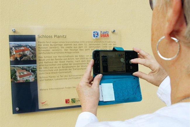 Zwickau: Erste Schautafel informiert übers Planitzer Schloss